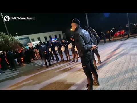 Devlet eliyle grev kırıcılığı: Smart Solar'da patron polis eşliğinde mal çıkarıyor