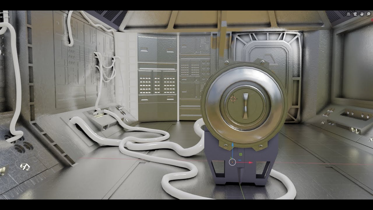 scifi sleeping pod modeling in blender 2.8 part 3 - YouTube