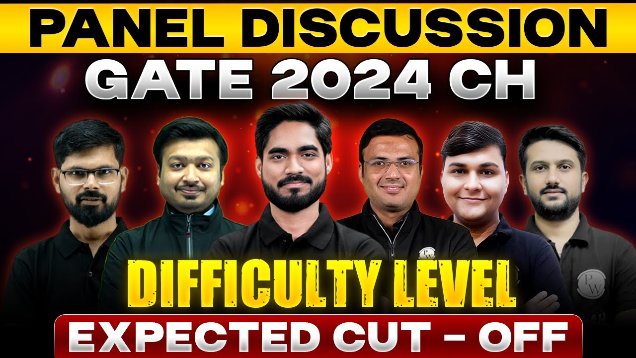 GATE 2024 Chemical Engineering Exam Difficulty Level | Expected Cutoff ...