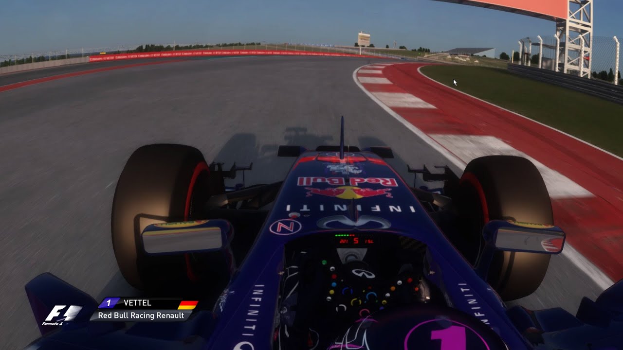 Vettel Onboard At COTA with 2014 RB10 | New RB10 Mod! - YouTube