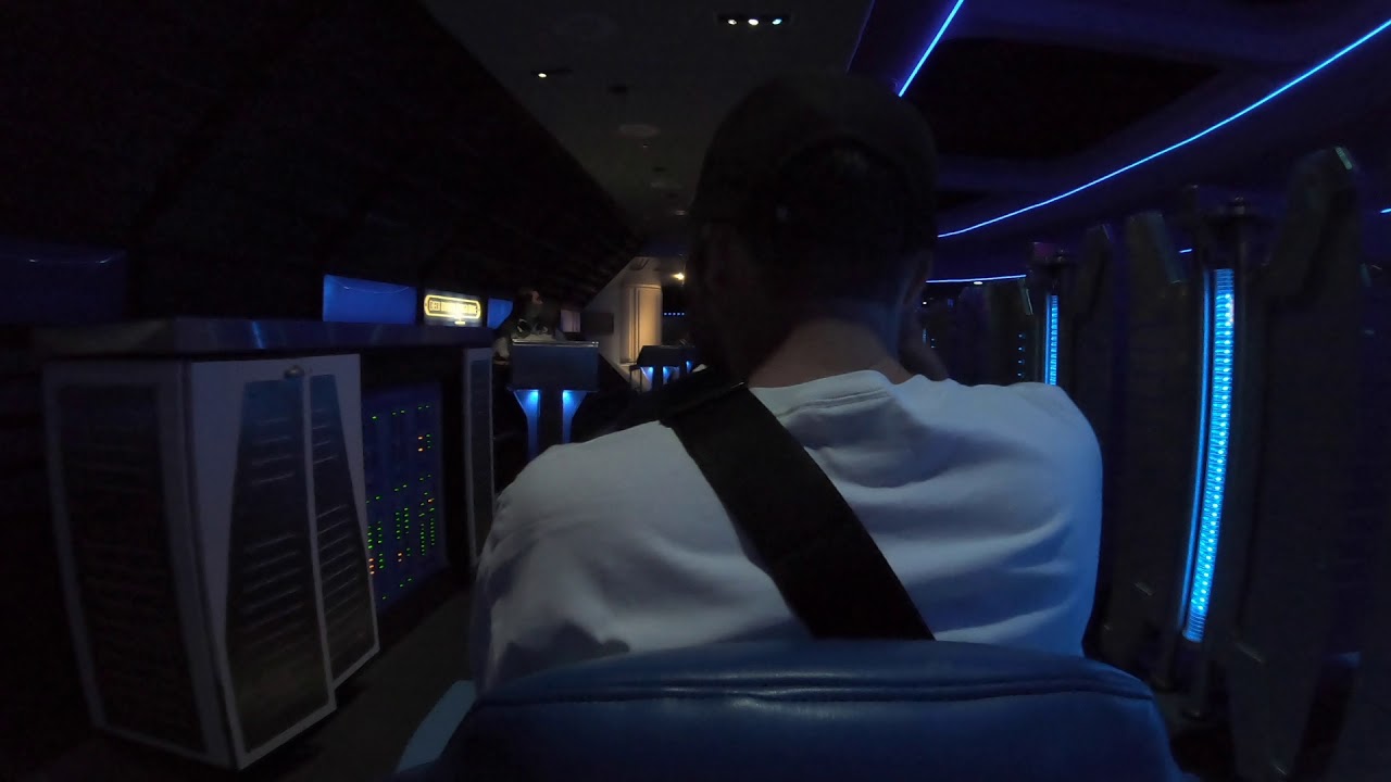 Space Mountain Queue, Ride, Exit WalkThrough | Magic Kingdom | Walt ...