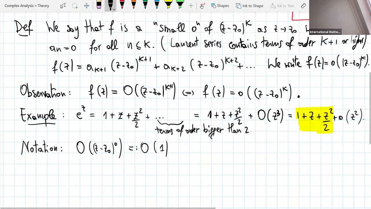 Complex Analysis II Course Complement To The Lecture Big O And Little complex-analysis-ii-course-complement-to-the-lecture-big-o-and-little