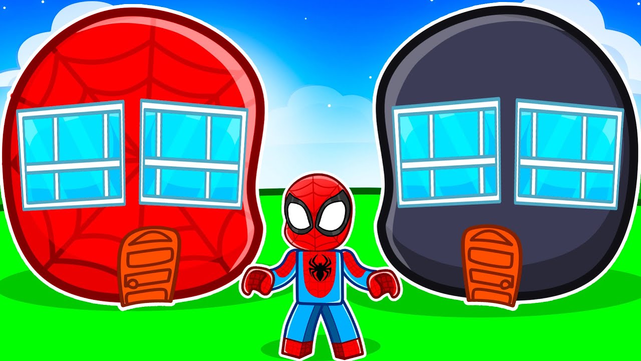 Spiderman vs VENOM House In Roblox! - YouTube