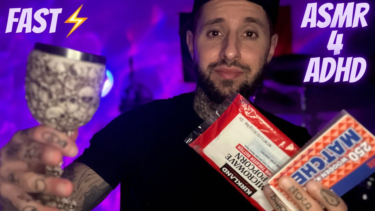 Asmr For Adhd Tingly Fast And Aggressive Random Trigger Assortment