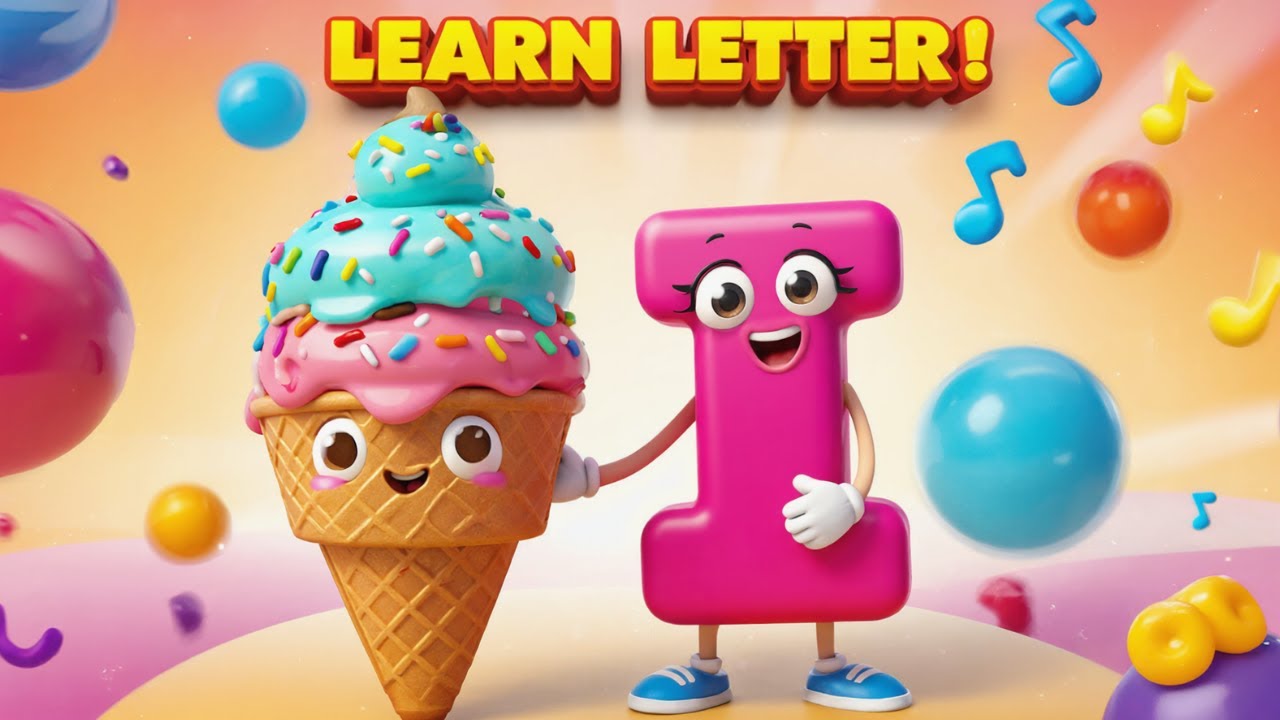 I Vocabulary for Kids 📚 | Learn First Words with Letter I 👶 | Fun ABC ...