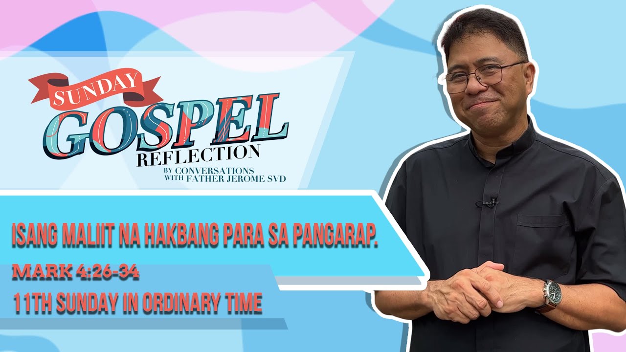Isang Maliit na Hakbang Para sa Pangarap | Fr Jerome Marquez, SVD ...