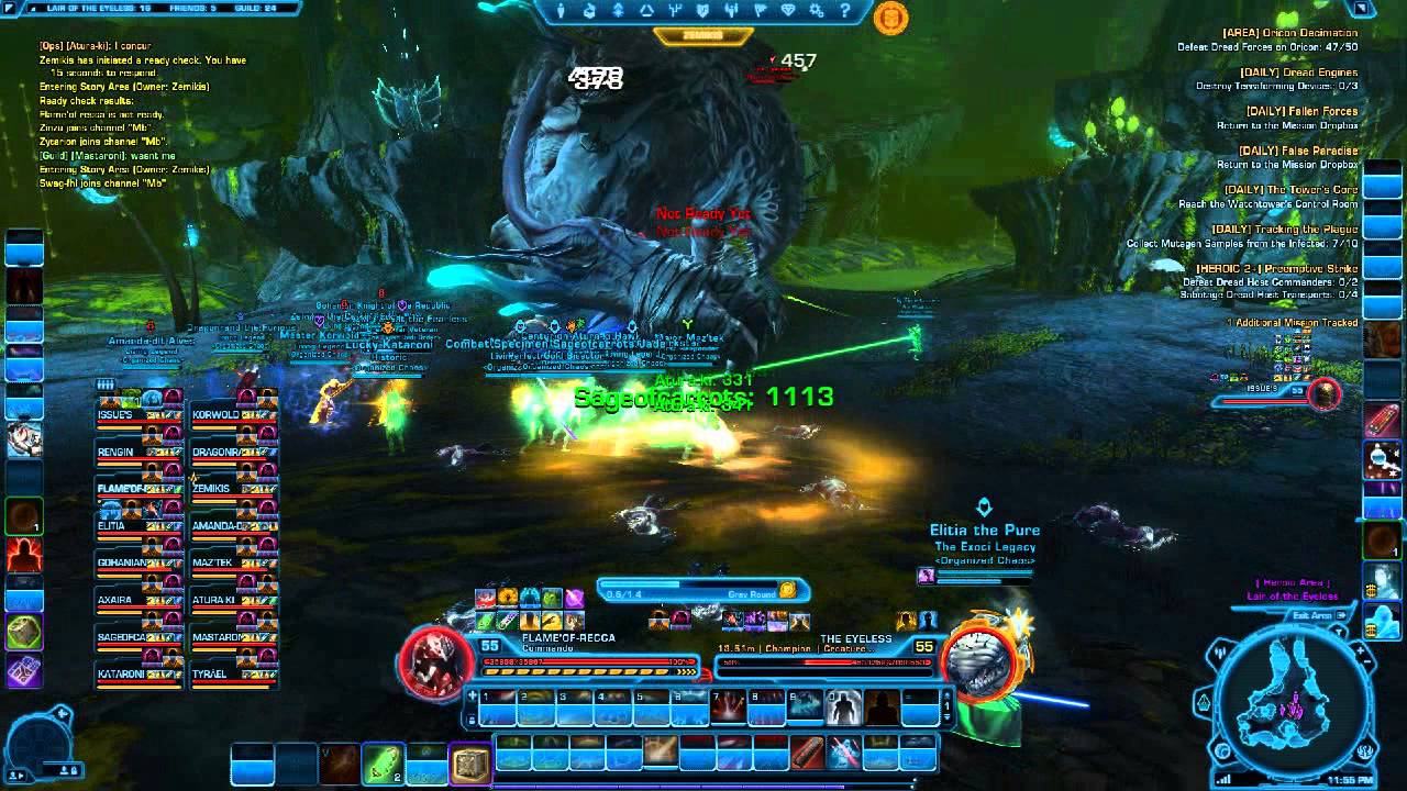 SWTOR Rakghoul Plague Event Heart of Infection Operation The Eyeless ...