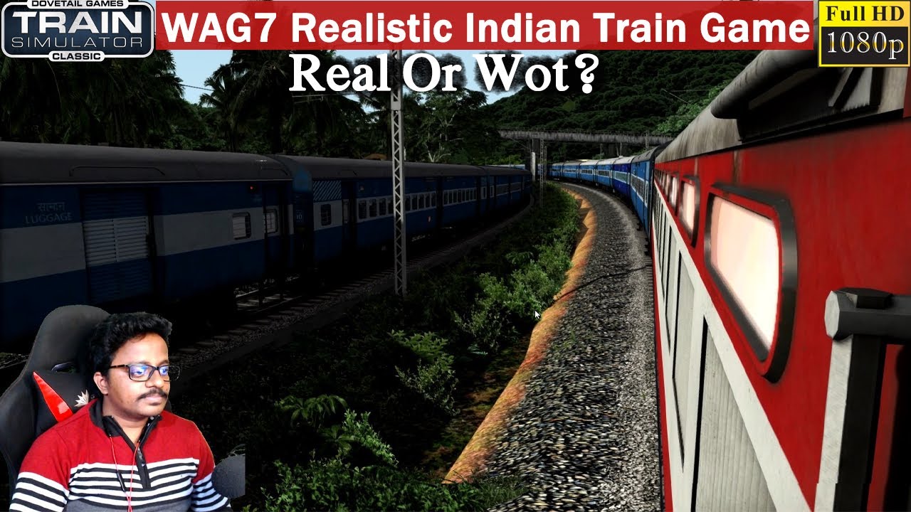 WAG 7 Express Train Wadakkanchery to Shoranur Indian Train Game | Train ...