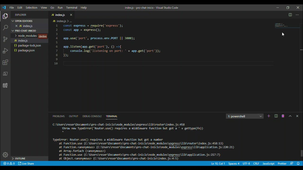 Nodejsexpress Server Listener Youtube