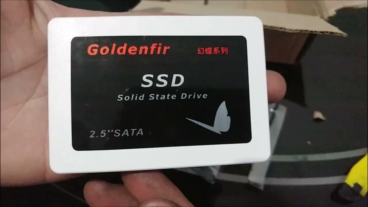 UNBOXING HD SSD Disco sólido interno Goldenfir T650-120GB 189.01.03 120GB MERCADO LIVRE - YouTube
