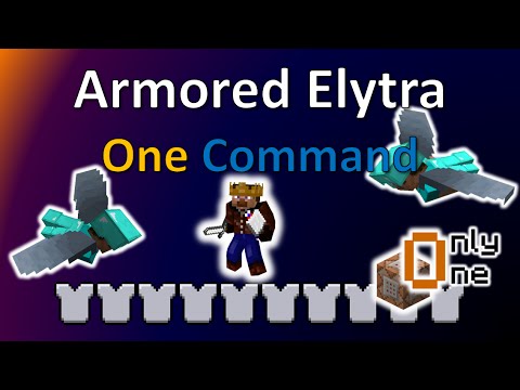 Armored Elytra | One Command Creation | TheBalliBoys - YouTube