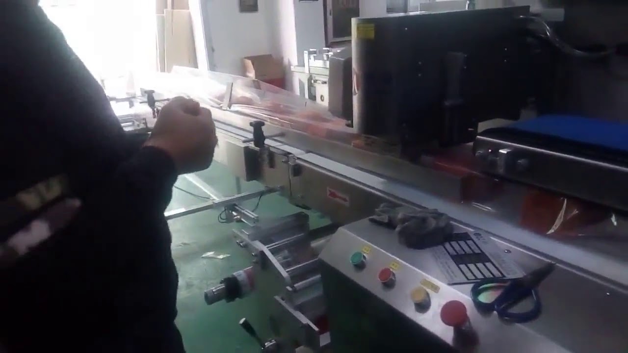 Chicken cutlet packing machine - YouTube