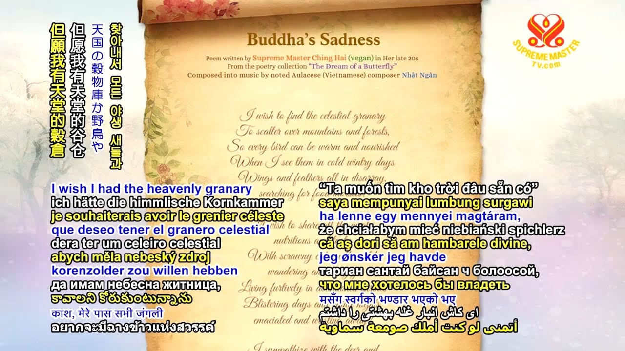 師父寫《菩薩愁》這首詩的原因｜The Reason Why Master Wrote the Poem "Buddha's Sadness ...