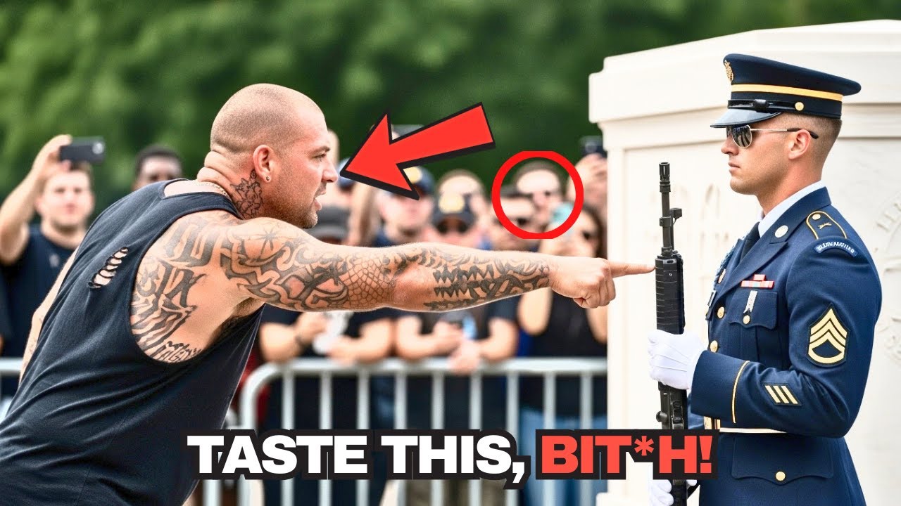 A Thug Challenged the Tomb Guard — One Punch Later, His Teeth Were on ...