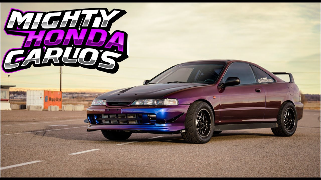 First time launching my AWD Turbo Integra! Insane 2step! - YouTube