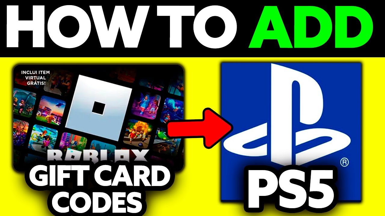 How To Add Roblox Gift Card Codes PS5 (2025) - Step by Step - YouTube