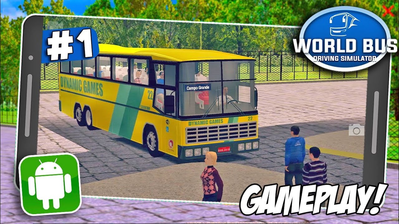World Bus Driving Simulator - Primeira Gameplay Android! - YouTube