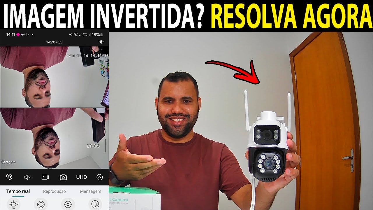 COMO AJUSTAR A IMAGEM INVERTIDA EM CÂMERAS DE SEGURANÇA LENTE DUPLA ...
