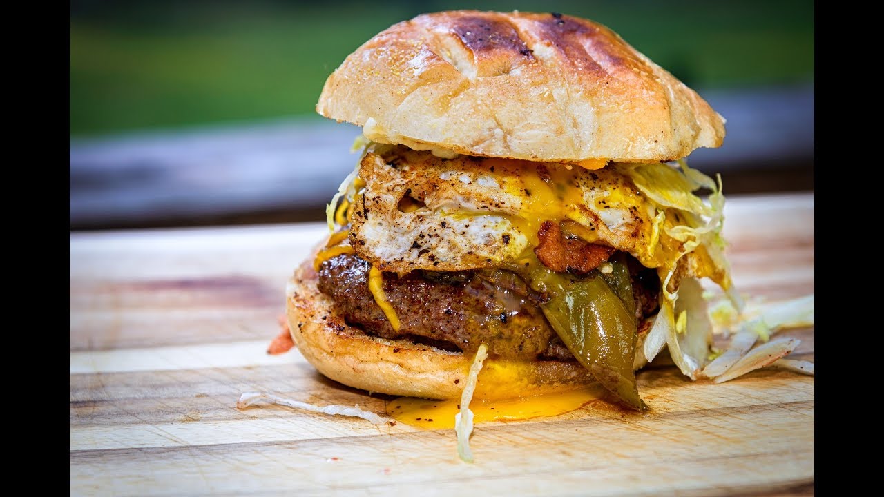 Ultimate Hatch Green Chile, Bacon Cheeseburger on the 36" Blackstone ...