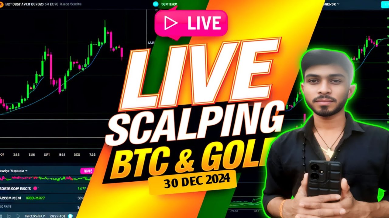 BITCOIN LIVE SCALPING 30 DEC 2024 | CRYPTO LIVE TRADING BASED | LIVE ...