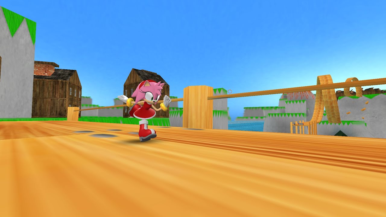 Sonic World DX - Amy Rose in Rocky Mountain Zone - YouTube