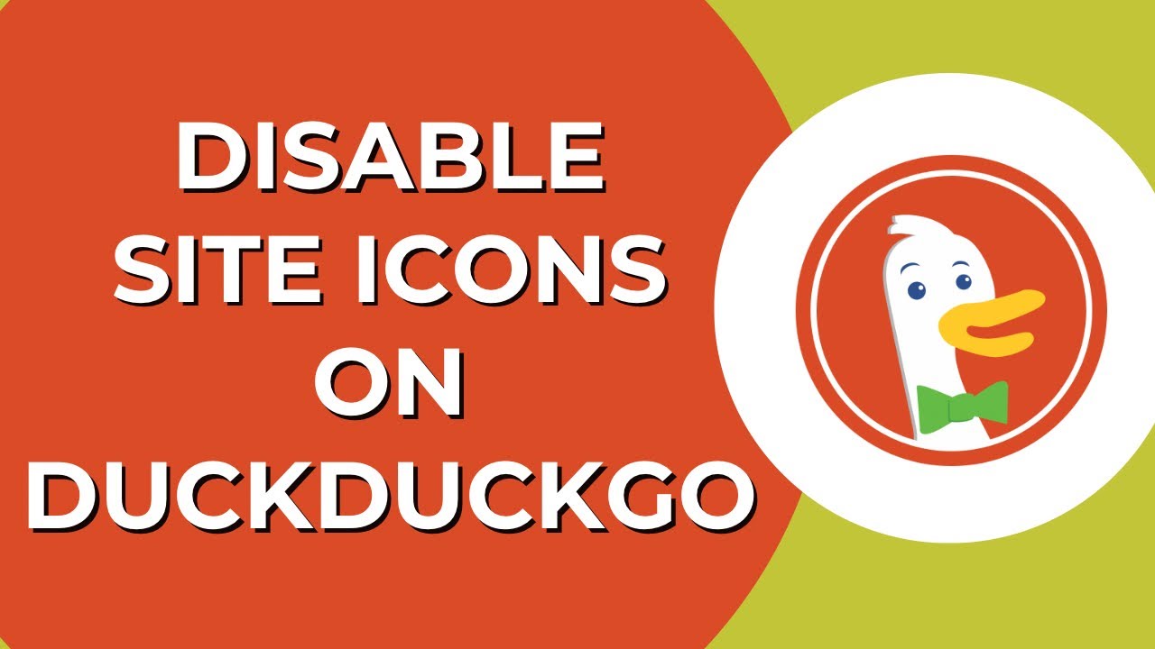 How to Disable Site Icons on DuckDuckGo 2024? - YouTube