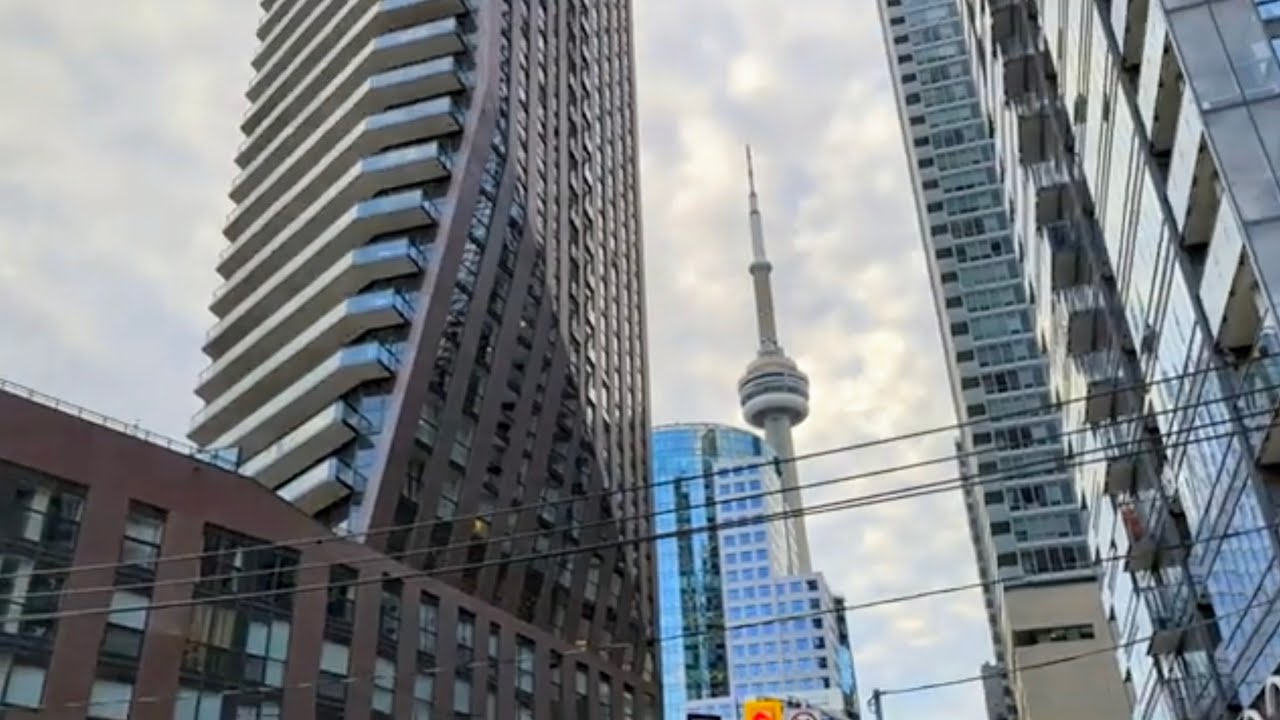 Toronto Downtown. Adelaide Street from West to East. - YouTube