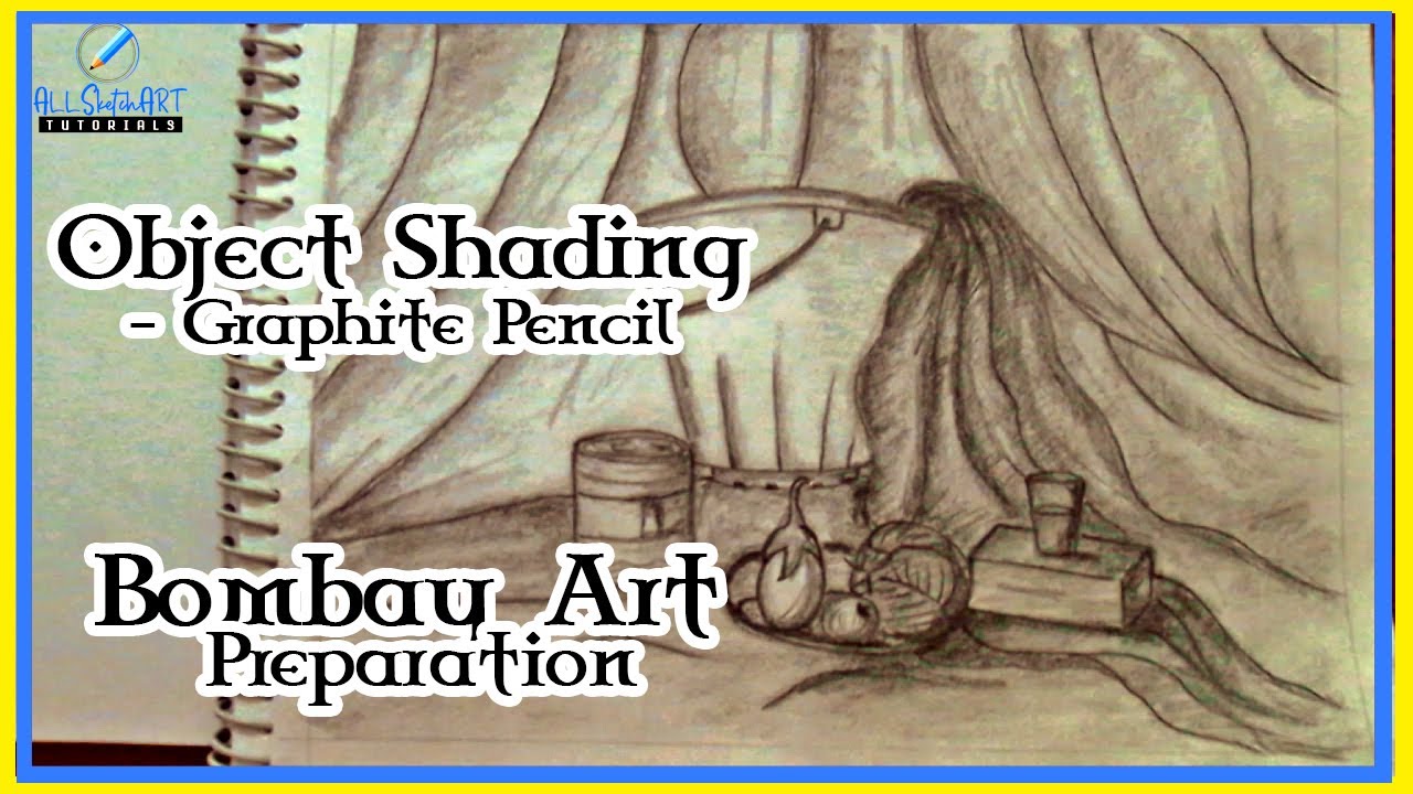 Object Shading using Graphite Pencil | Bombay Art Preparation - YouTube