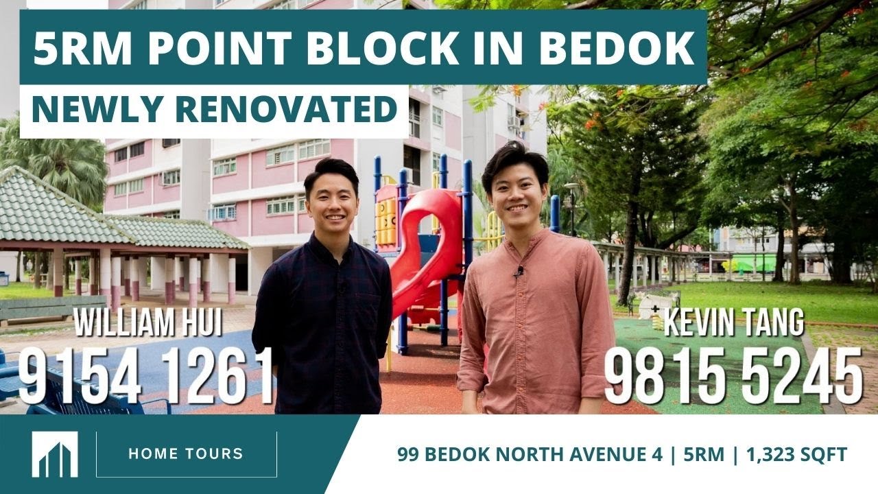 Bedok North Avenue 4: Huge 5rm Point Block HDB - YouTube