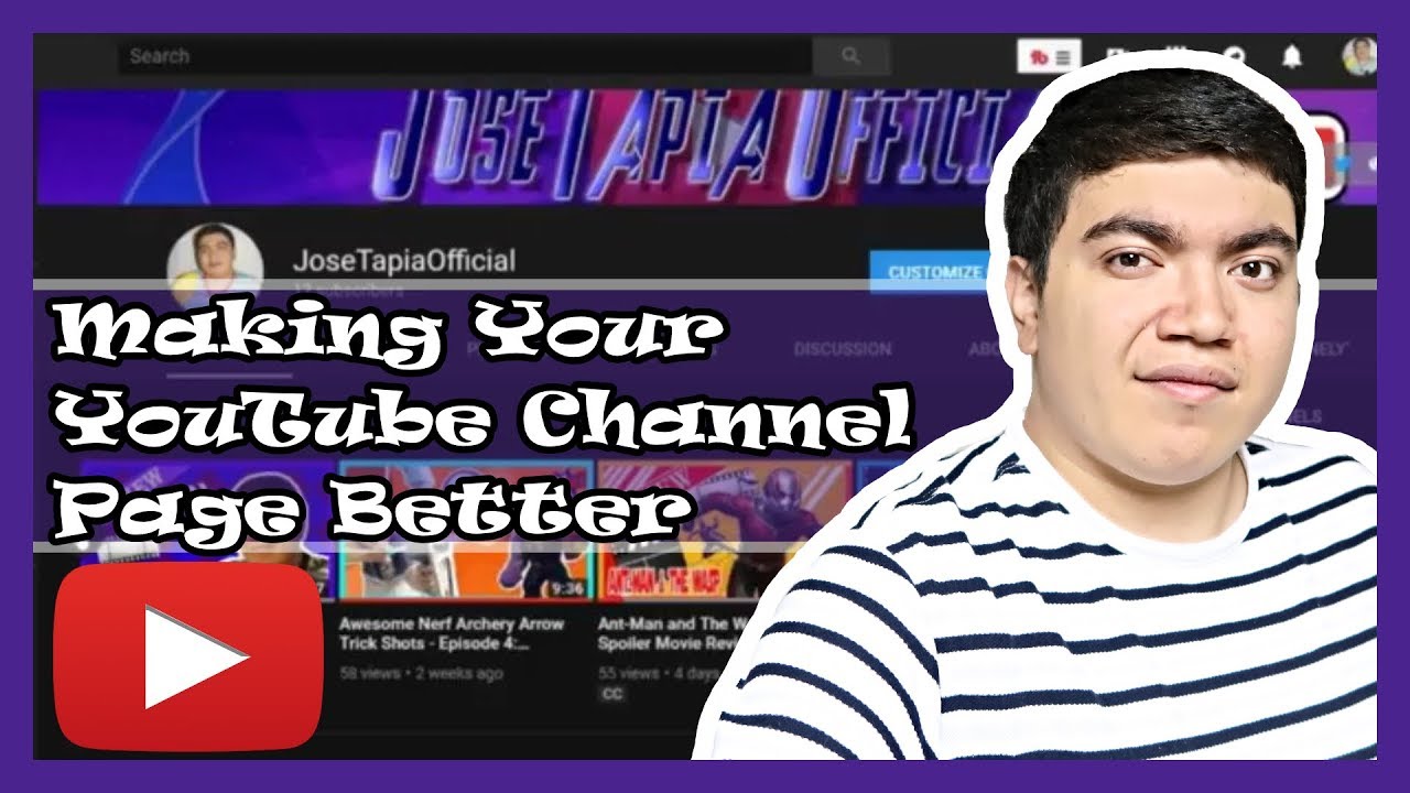 How To Organize Your Youtube Channel Page - Youtube
