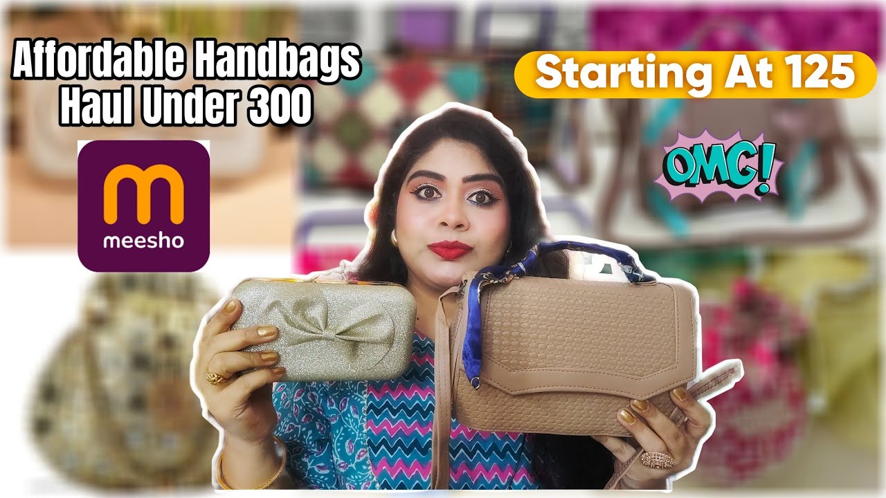 Affordable Meesho Women Handbags Haul || Meesho Handbags Starting At ...