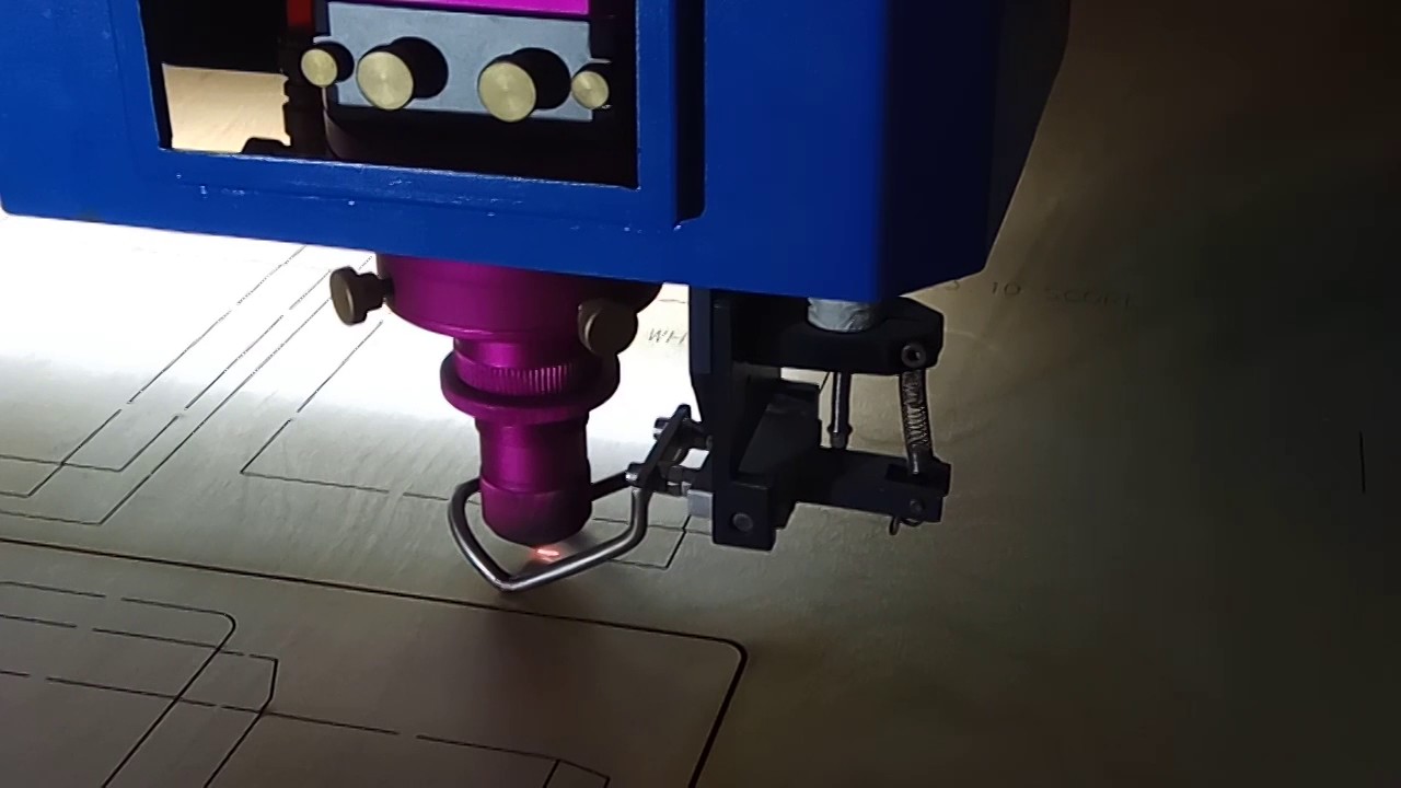 18mm wood die board 1500w flat die laser cutting machine - YouTube