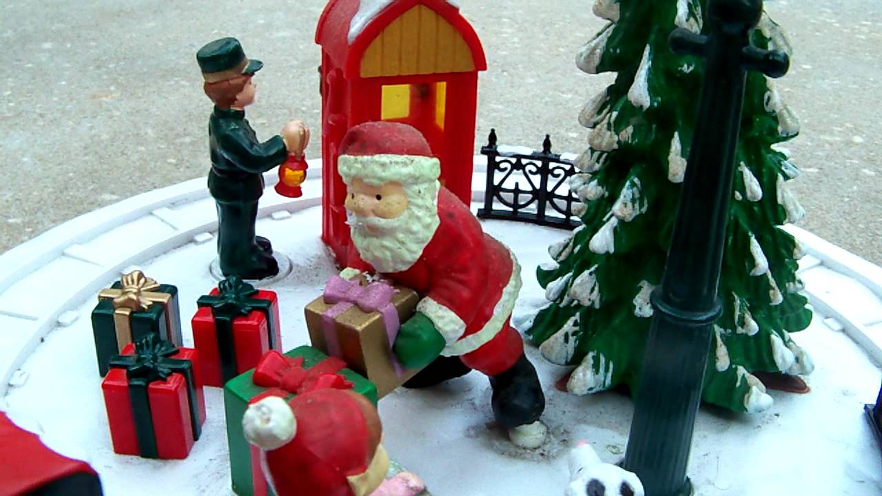 MAISTO CHRISTMAS MUSICAL ANIMATED VILLAGE AND TRAIN - YouTube