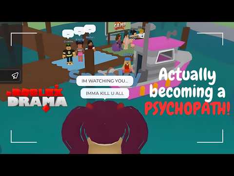 Actually becoming a PSYCHOPATH in Total Roblox Drama! (DRAMA, FIGHTS, FUNNY MOMENTS)