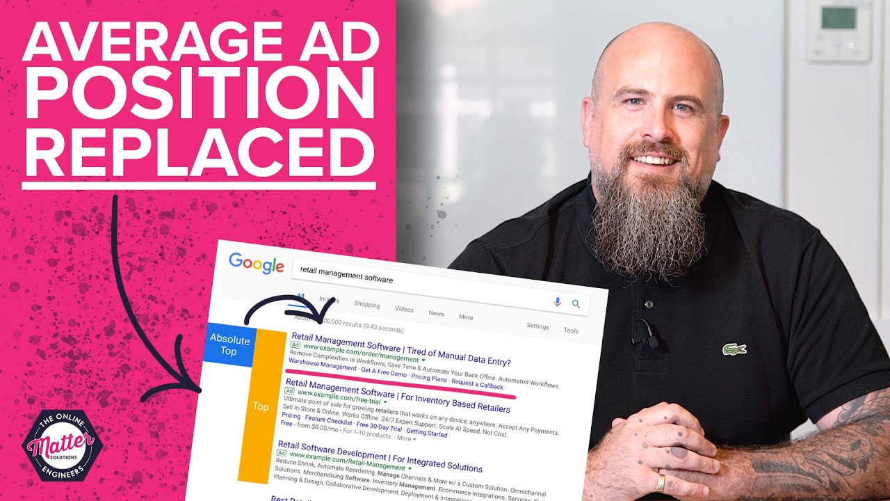 Google Ads Replacing Average Position Metrics - Absolute Top and Top ...