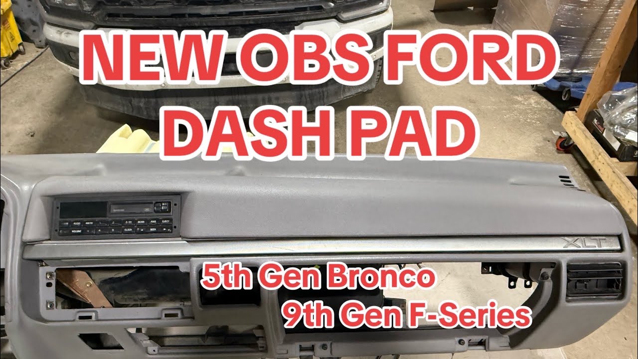 NEW DASH PAD ️ 92-97 OBS FORD TRUCK & BRONCO - PRODUCT REVIEW - n2kpi ...