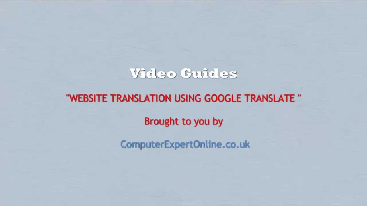 How To Translate Any Website Using Google Translate YouTube how-to-translate-any-website-using-google-translate-youtube