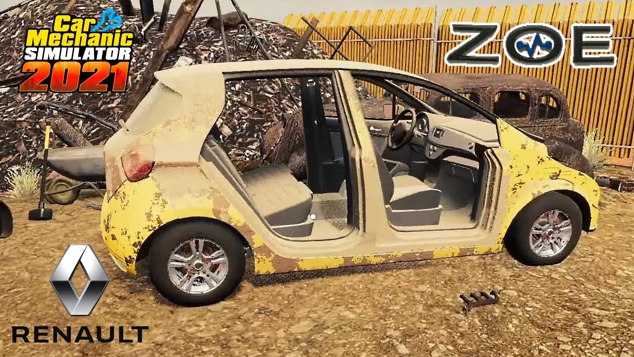 Renault Zoe Restoration - Car Mechanic Simulator 2021 - YouTube