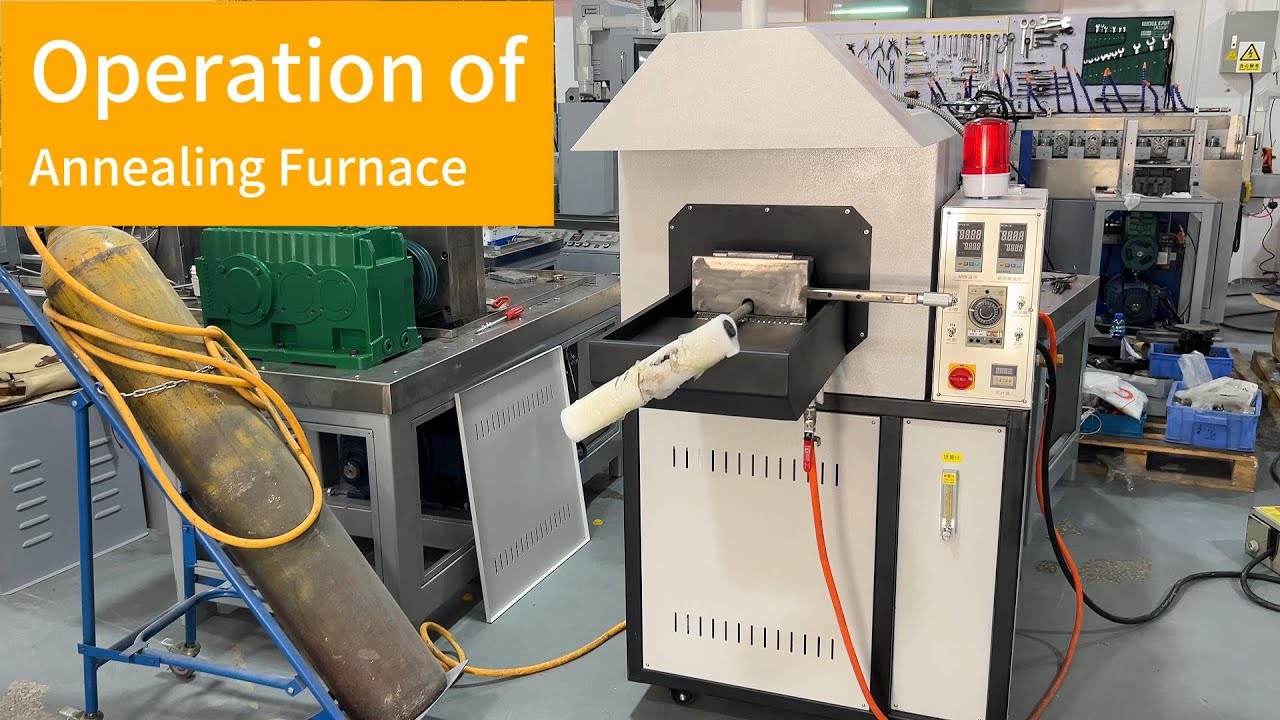 Operation of annealing furnace - YouTube