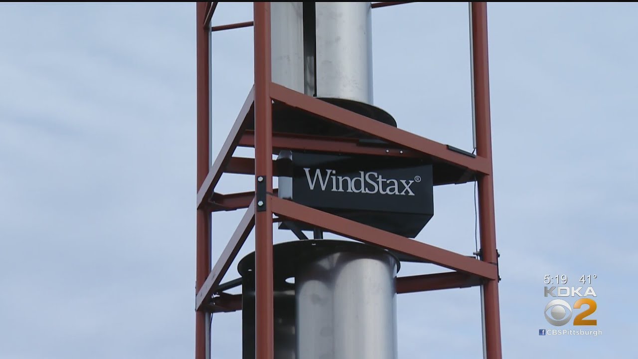WindStax Unveils Wind Turbine - YouTube