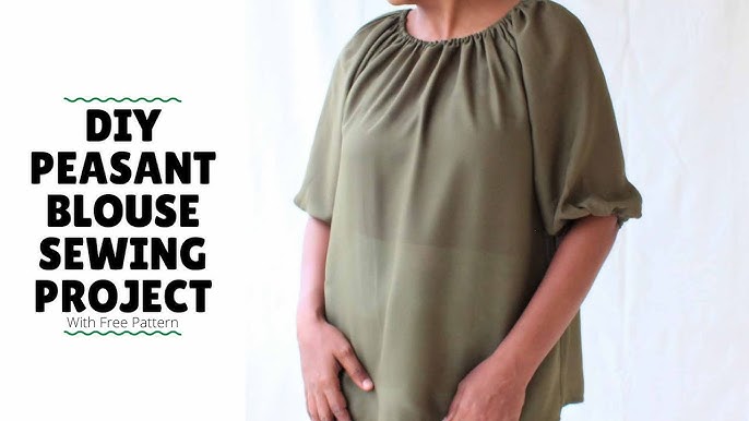 Free Womens Peasant Blouse Pattern