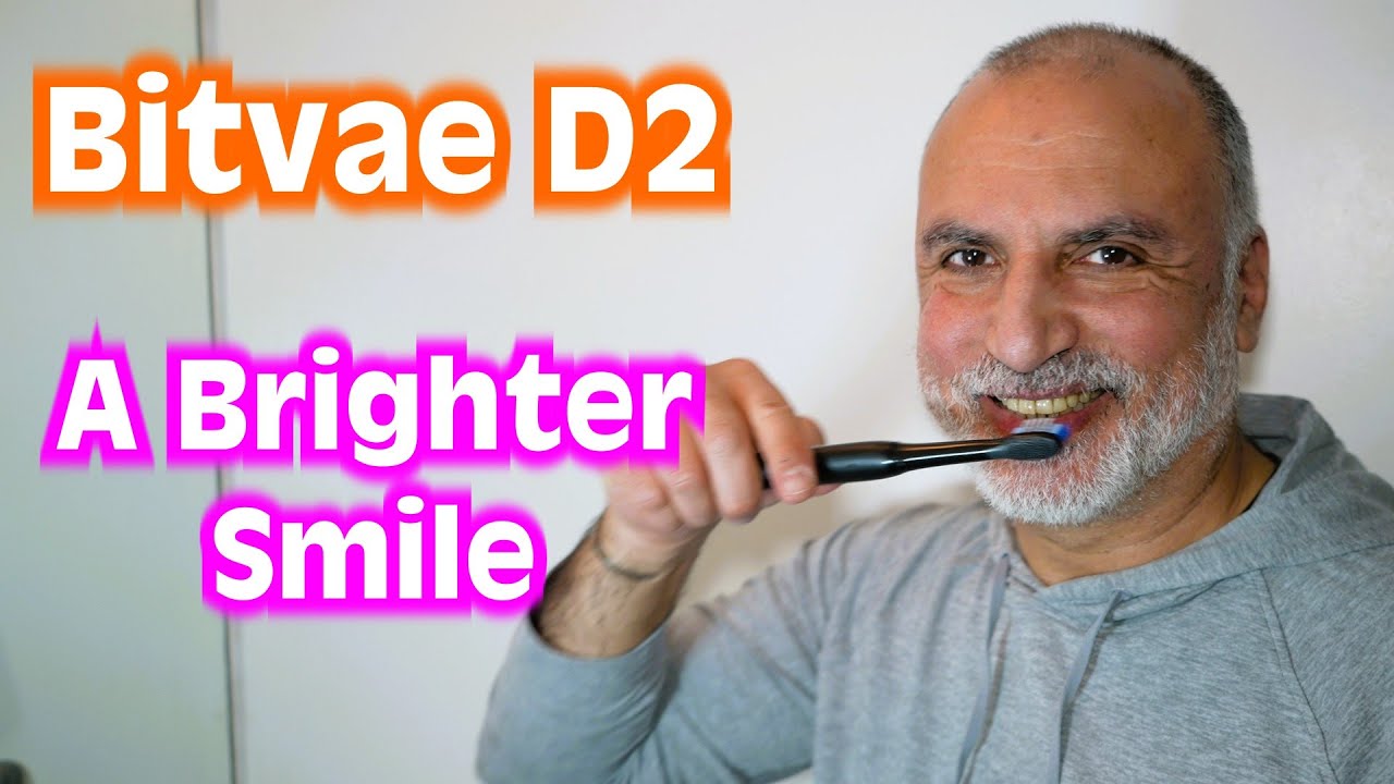 A Brighter Smile with Bitvae D2 Ultrasonic Electric toothbrush - YouTube