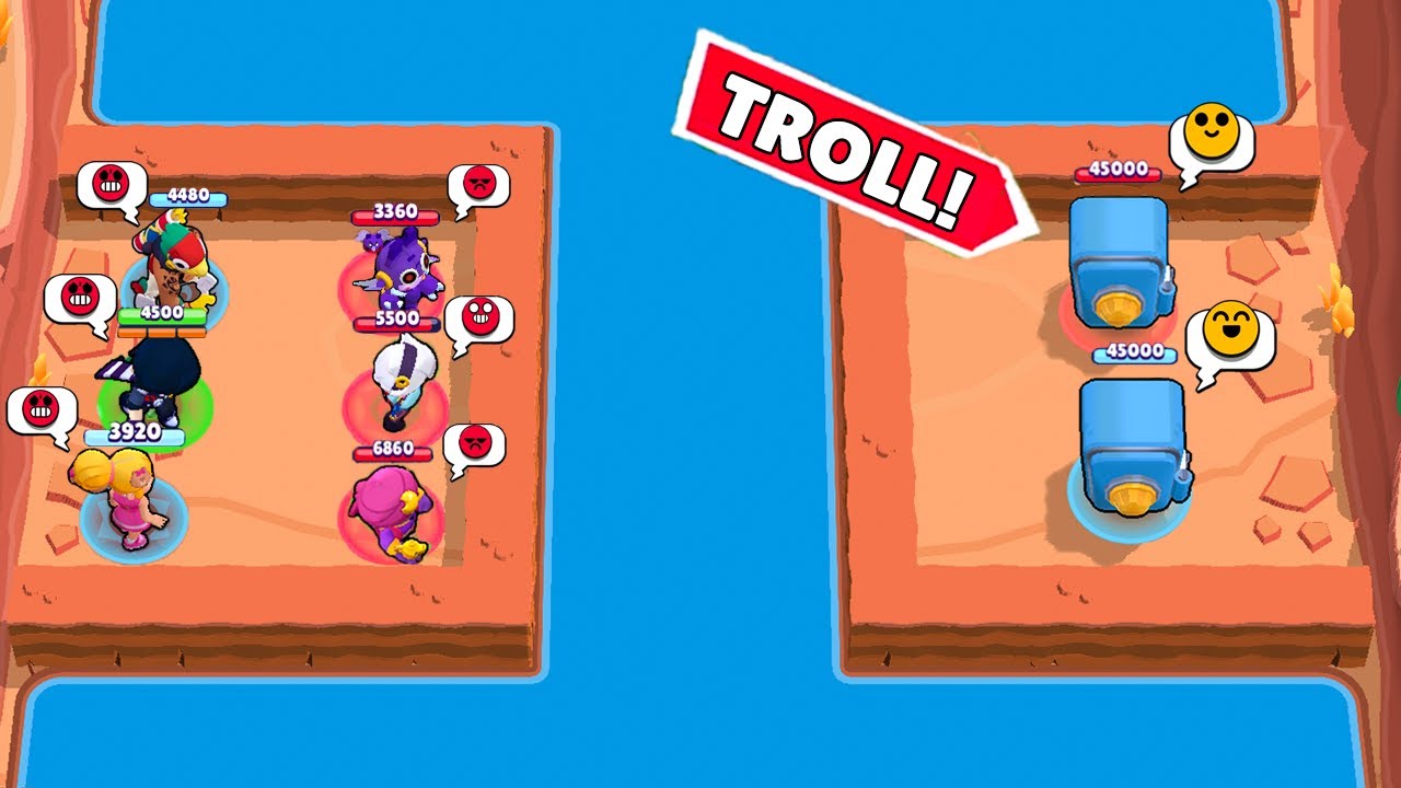 2 HEIST *TROLL* ALL BRAWLERS!!! Brawl Stars Funny Moments & Glitches ...
