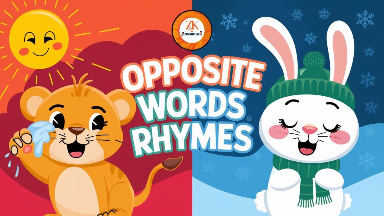 Opposite Words || English Rhymes || ZingKidz - YouTube