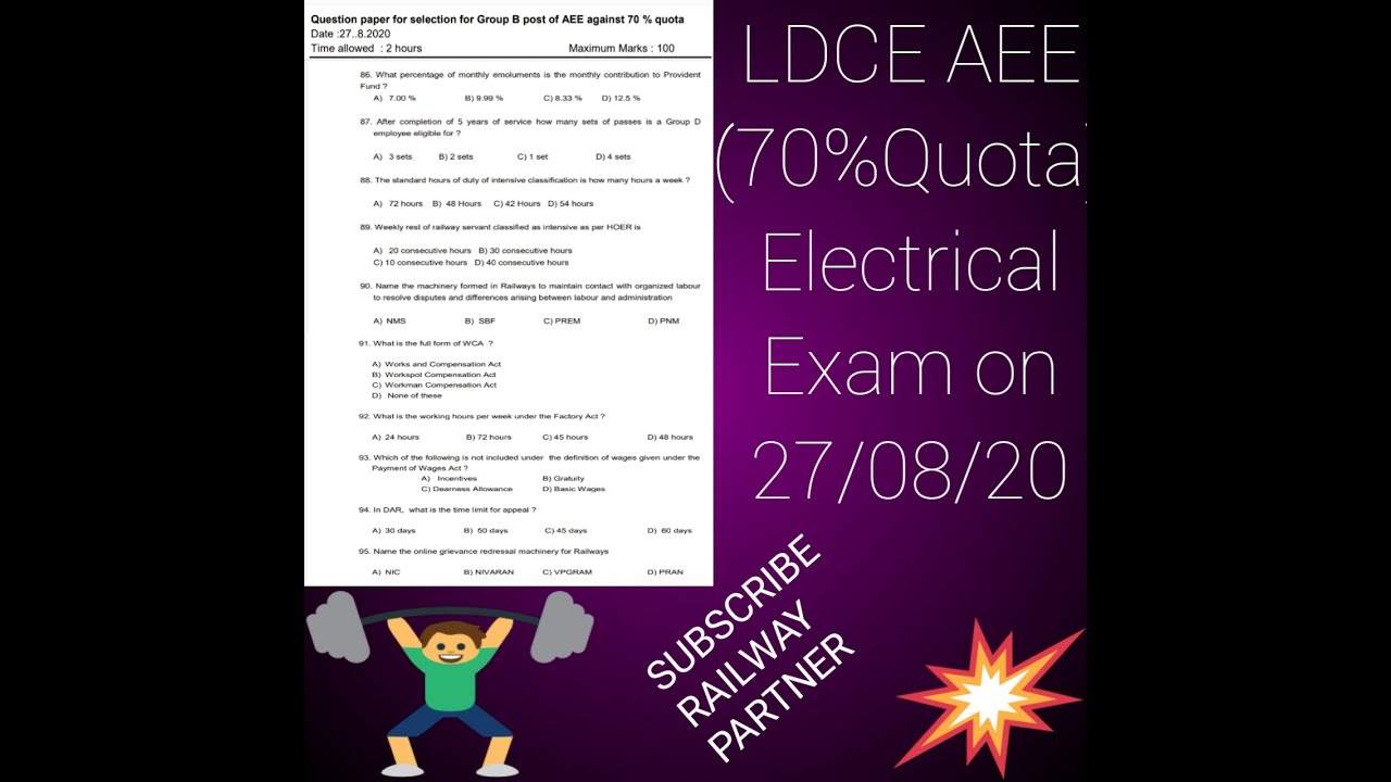 LDCE AOM exam Question based on FINANCIAL RULES by WCR on 25/12/2019 ...