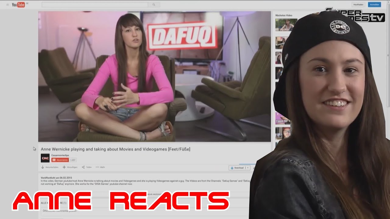 Anne Wernicke reacts zu ihrem Compilation Video - YouTube