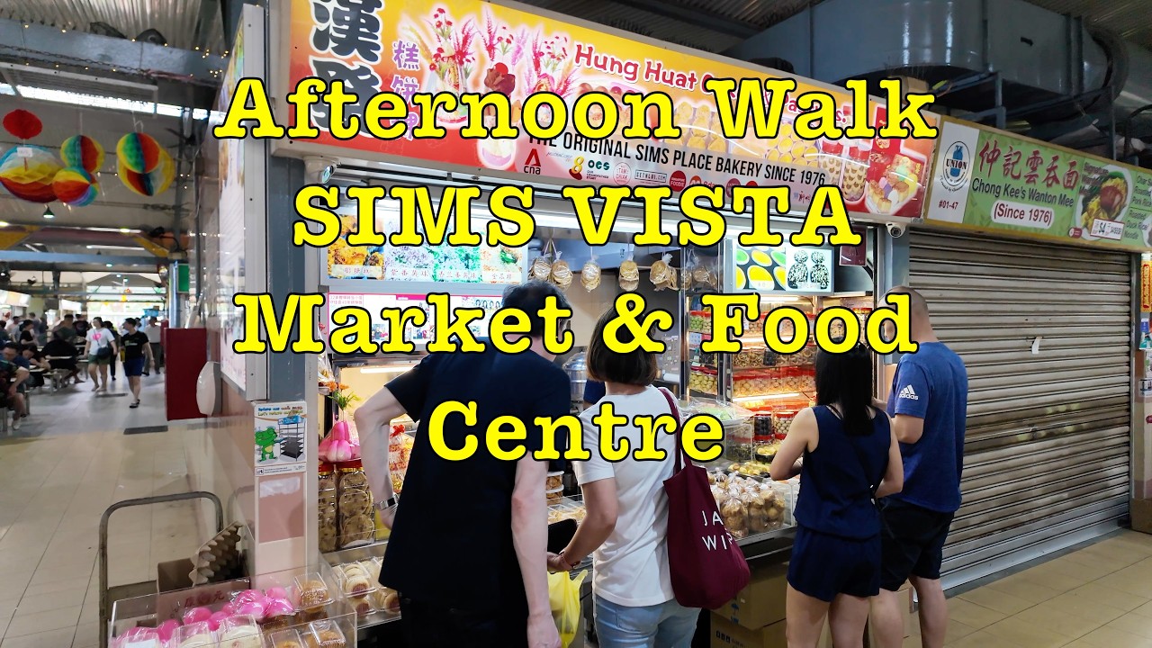 SIMS VISTA Market & Food Centre Walk Tour & Lunch #singapore #lunch # ...