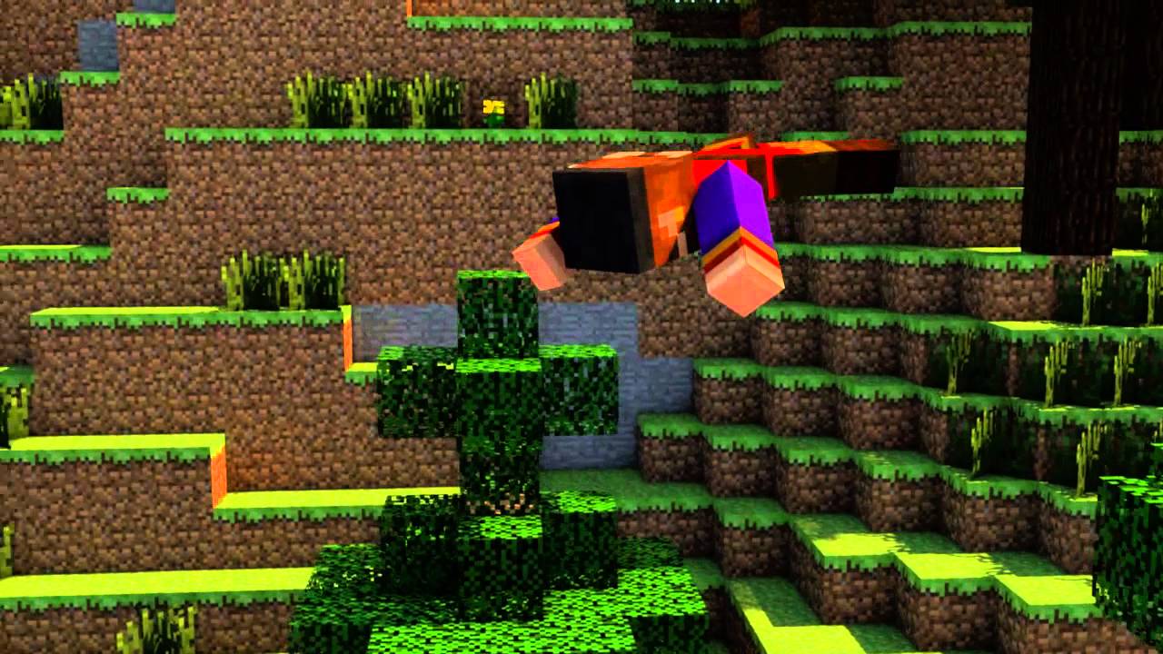 Minecraft splash animation - YouTube