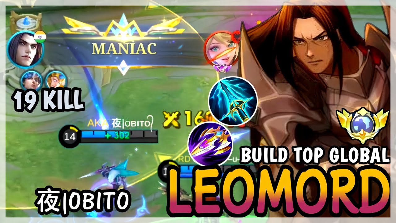 Maniac | Leomord Best Build in 2025 | Top Global Leomord 夜|OBITO ...