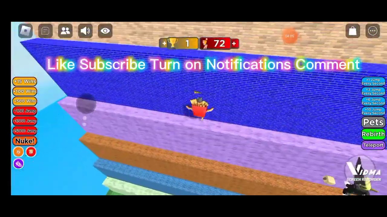 Every second you get 1 jump power (Roblox) - YouTube